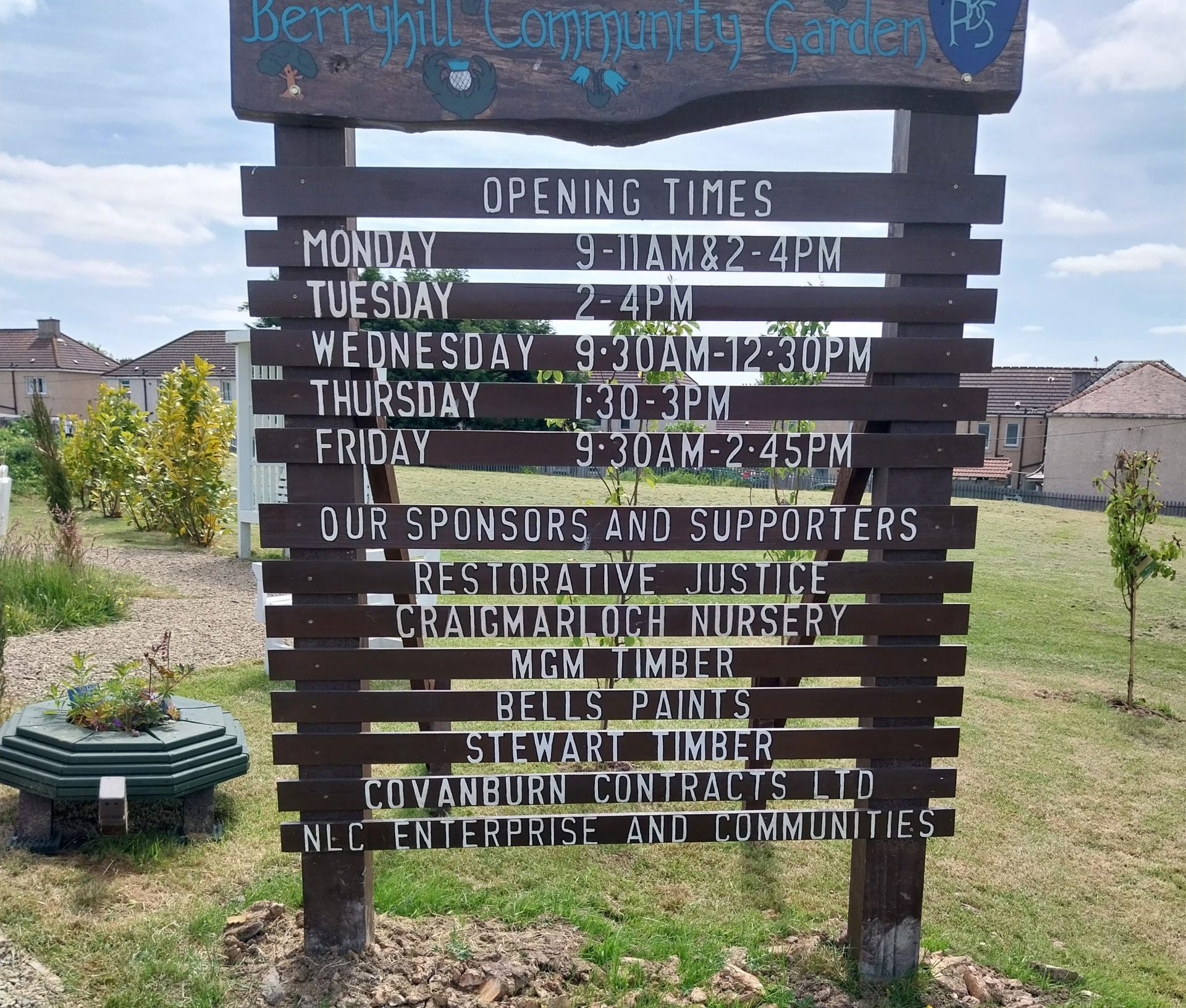 Berryhill Community Garden Travel Links Project | Covanburn